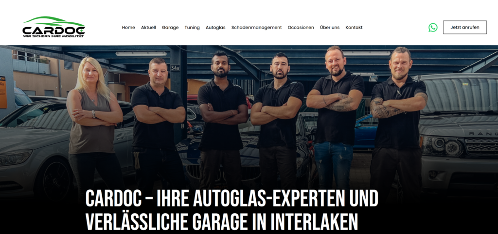 Entdecken Sie die neue Webseite von CarDoc - CarDoc Schneider GmbH